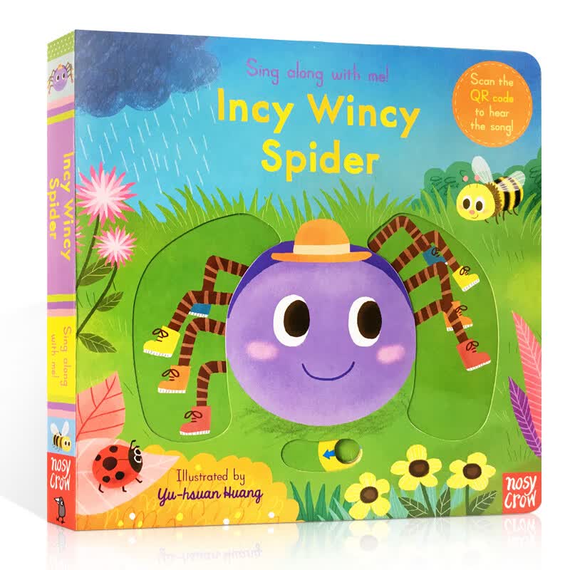 机关操作玩具书欢唱童谣英文书Sing Along With Me!: Incy Wincy
