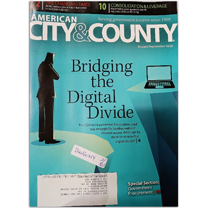 【单期可选】American City&County 2019/20年月刊 美国城市乡村杂志 2020年7月刊