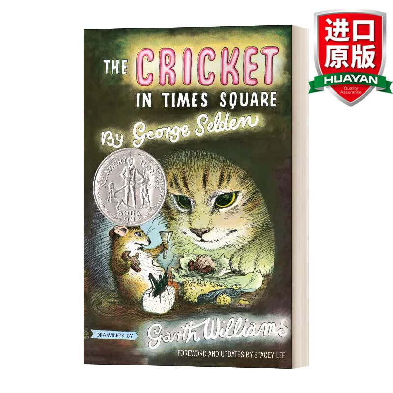 The Cricket In Times Square 英文原版 时代广场的蟋蟀 1961纽伯瑞银奖 英文版 进口英语原版书籍