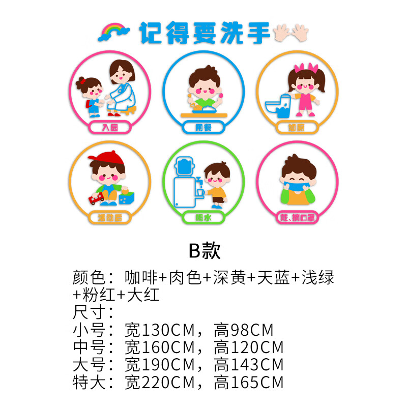 幼儿园教室大厅走廊墙面装饰文明礼仪环创主题墙布置成品立体创意 B 小