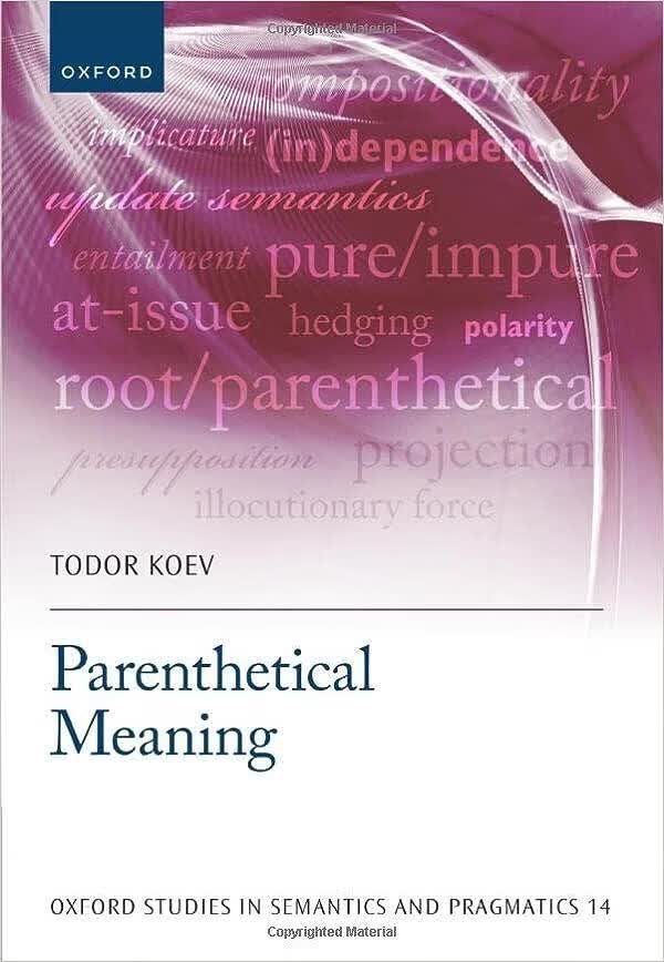 括号的含义 Parenthetical Meaning