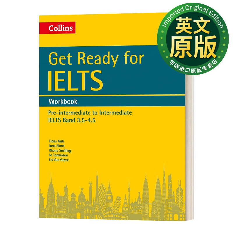 Get Ready for IELTS Workbook 雅思预备教程 练习簿 英文版 进口英语原版书籍 英文原版