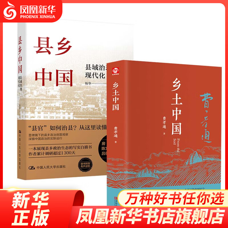 【套装2册】县乡中国 县域治理现代化 杨华 著+乡土中国 费孝通 著