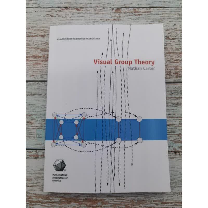 现货Visual Group Theory by Nathan ter全彩英文纸质书 黑白纸质版