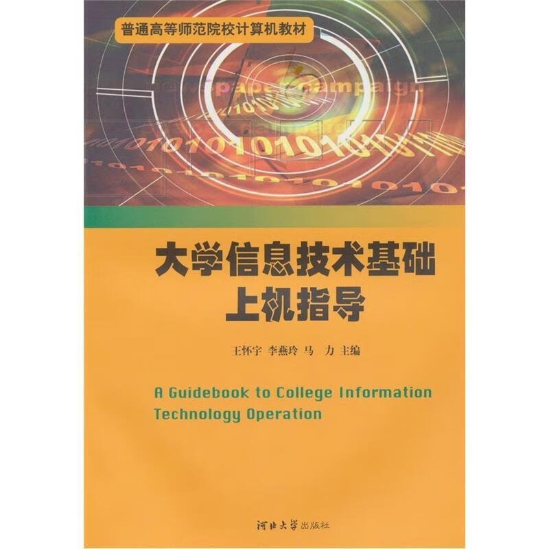 大学信息技术基础上机指导 王怀宇 9787810974189