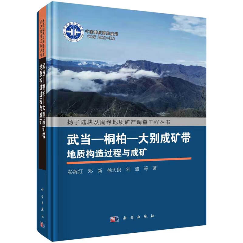 武当 桐柏 大别成矿带地质构造过程与成矿 彭练红等 科学出版社