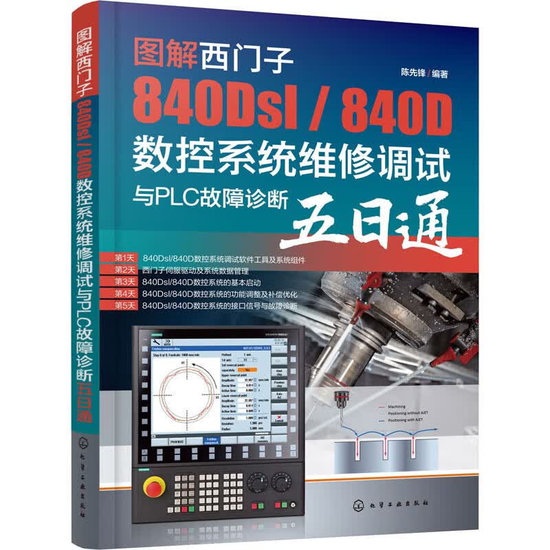 图解西门子840Dsl/840D数控系统维修调试与PLC故障诊断五日通 图书