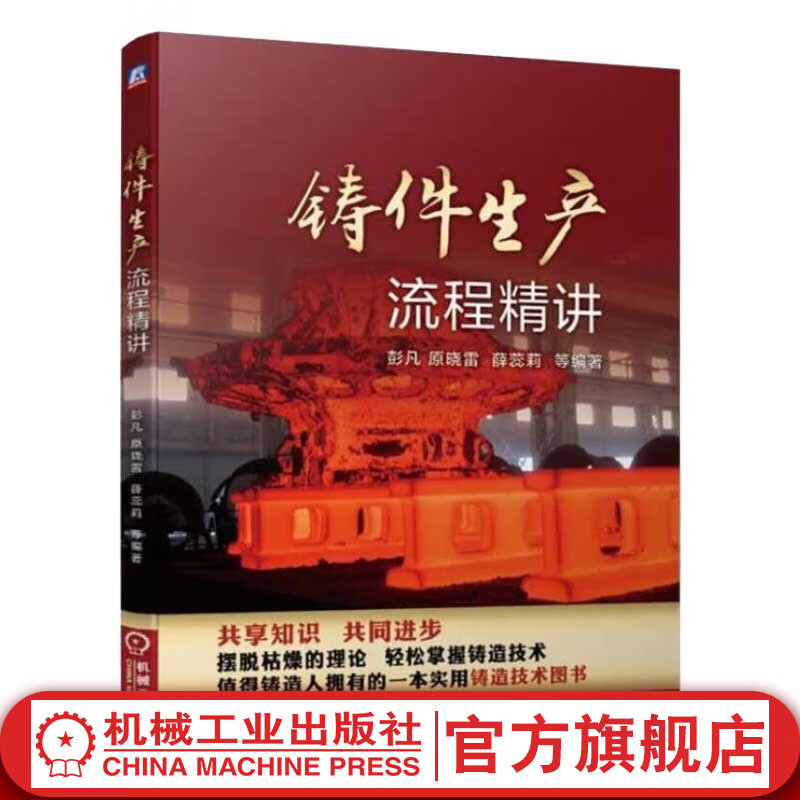 铸件生产流程精讲 彭凡 原晓雷 薛蕊莉 等编著 机械工业出版社图书