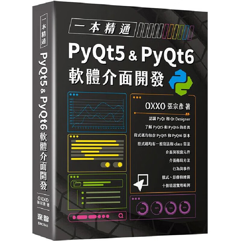 预售 一本精通：PyQt5 & PyQt6 软件界面开发 深智数位 OXXO （张宗彦）