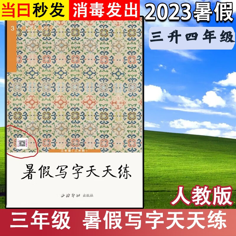 2023新版胡三元教写字暑假写字天天练三升四年级下册语文人教版RJ暑假作业