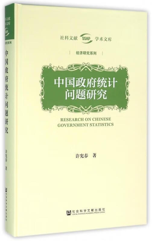 中国政府统计问题研究