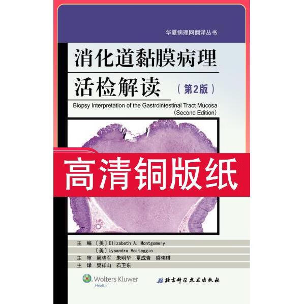 消化道黏膜病理活检解读 第2版 铜版纸