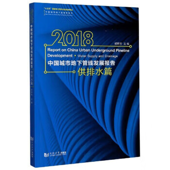 2018中国城市地下管线发展报告供排水篇中国城市地下管线蓝皮书