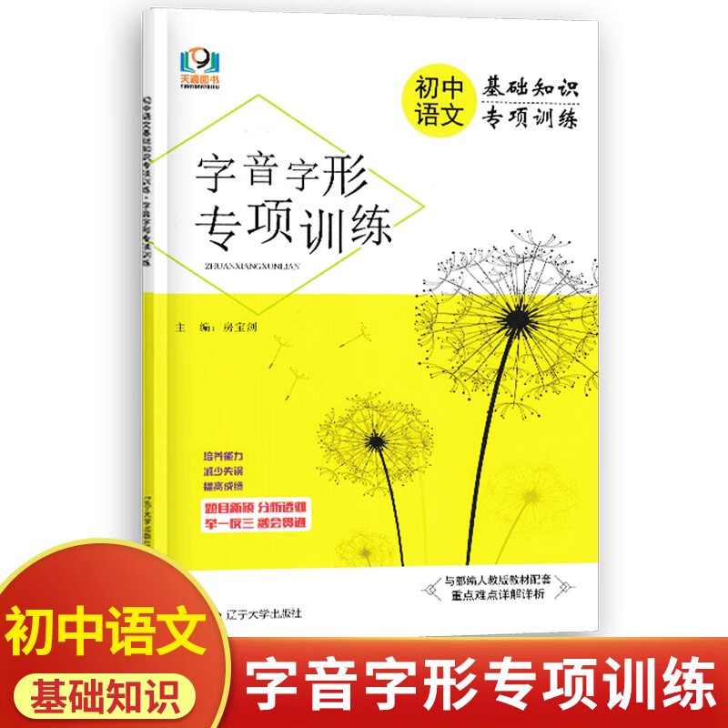 初中语文病句专项训练人教部编版 初中刷题库789七八九年级中考语文基础知识专项训练习题集考点特训举一反三专题练习册名师详解 字音字形专项训练 初中通用