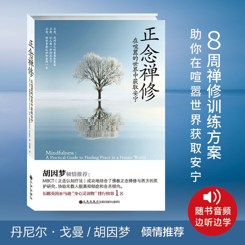 【书签+音频】正念禅修:在喧嚣的世界中获取安宁《情商》作者丹尼尔戈尔曼胡因梦倾情推*正念减压疗法书籍