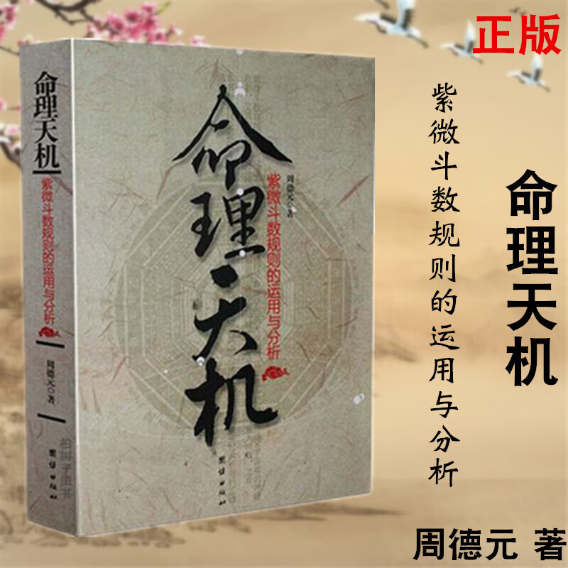 命理天机 紫微斗数规则的运用与分析 周德元著 命盘 十二宫 星耀 批八字案例 推断步骤命理学入门教程