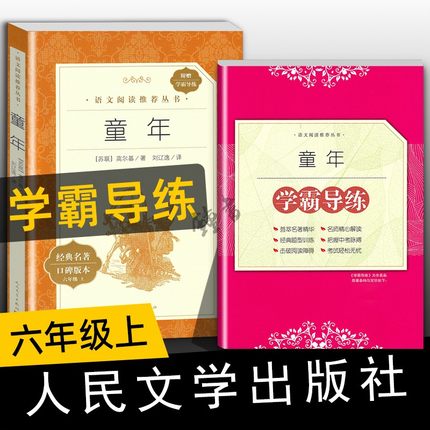 【6年级】童年学霸导练版名著阅读爱的教育林海雪原 鲁滨孙漂流记 骑鹅旅行记 汤姆索亚历险记爱丽丝梦游仙境 【6上】童年