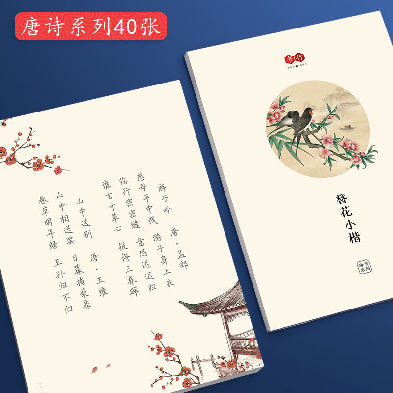 书行 簪花小楷女生练字帖成年人漂亮字体节日礼物小楷硬笔国风纳兰性德 【礼盒装】无赠品唐诗79首