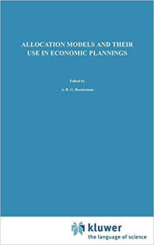 Allocation Models and their Use in Economic Planning