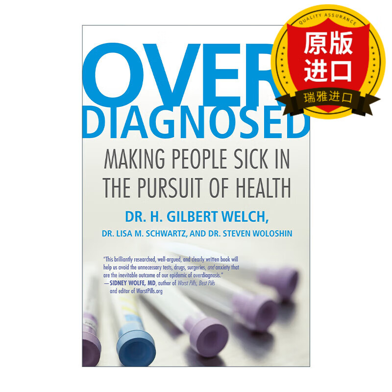 英文原版 Overdiagnosed 过度诊断 追求健康 却使人致病 Dr H Gilbert Welch 英文版 进口英语原版书籍
