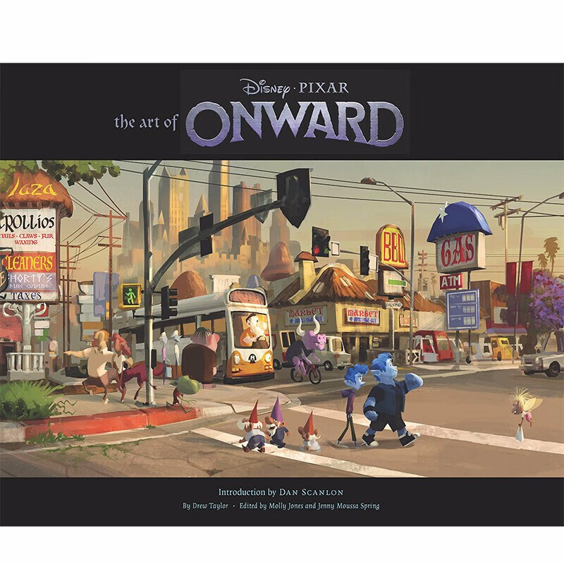 The Art of Onward 勇往直前 1/2的魔法 皮克斯电影设定 英文原版