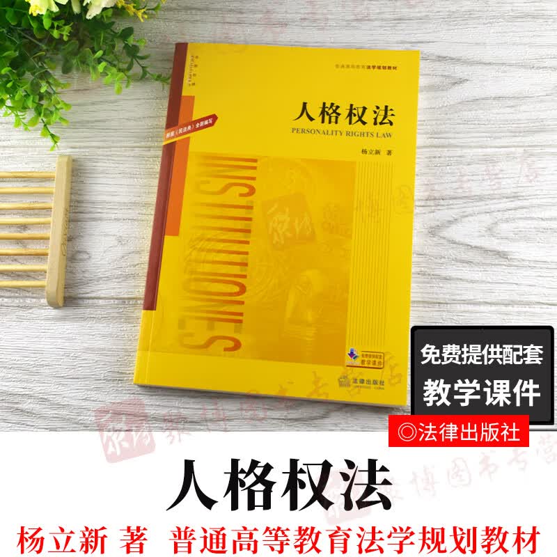 2020新书 人格权法 根据《民法典》全新编写 杨立新 中国法律类法学教程教材系列图书本科法学黄皮教