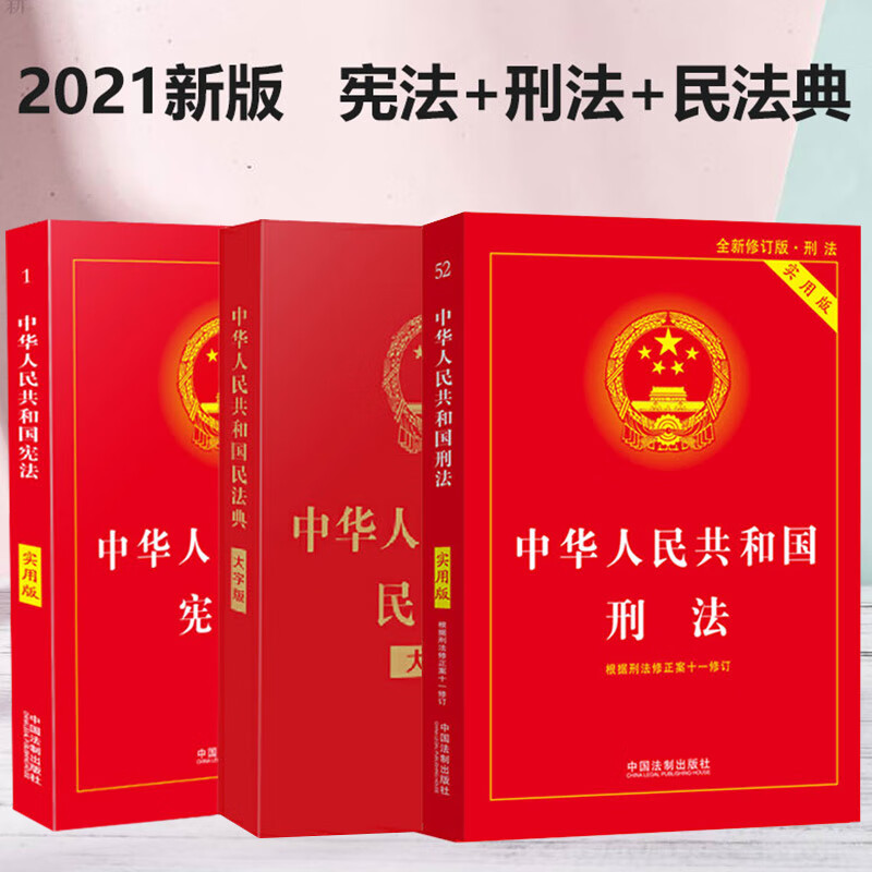 中华人民共和国民法典刑法宪法法律书籍 中国法制出版社