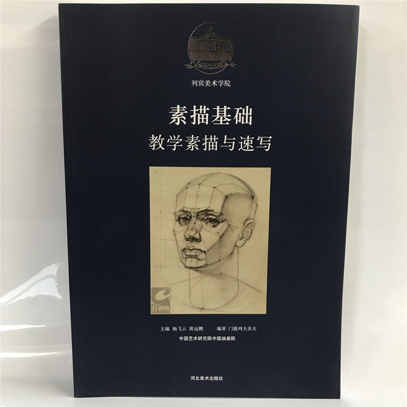 素描基础教学素描与速写 列宾美术学院  俄罗斯门捷列夫采夫大师   河北美术出版社