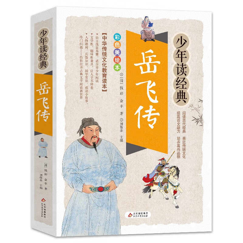 岳飞传 美绘本 青少版 无障碍阅读 少年读经典系列