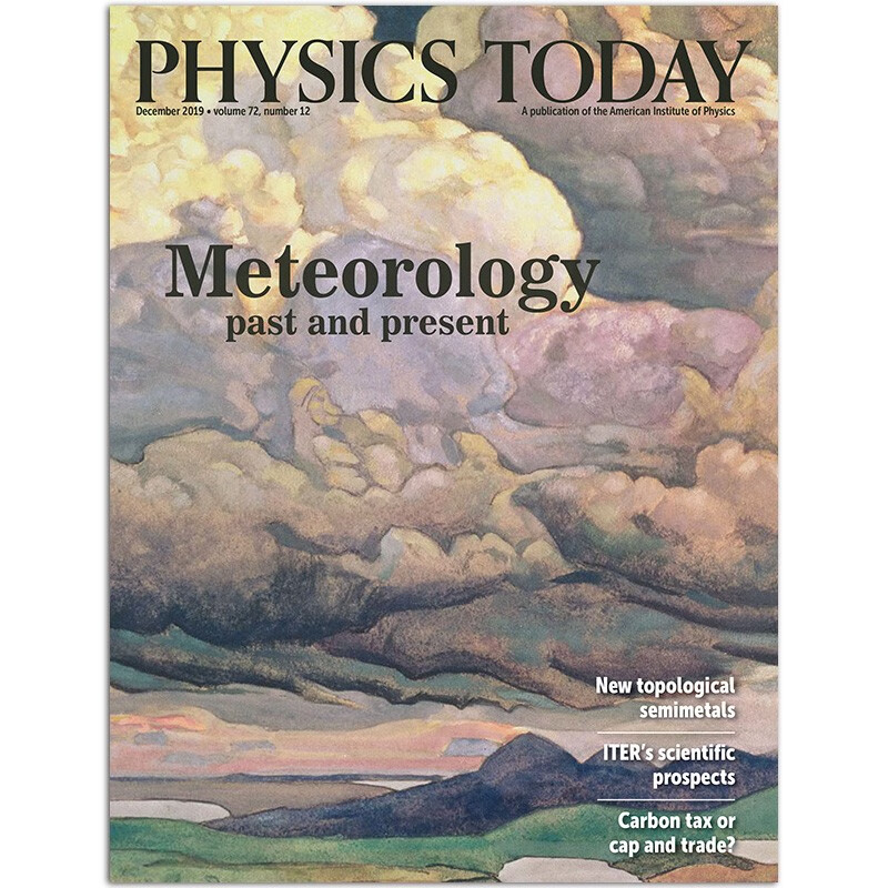 【单期可选】Physics Today 今日物理学杂志 2020/21/22年月刊 2019年12月刊