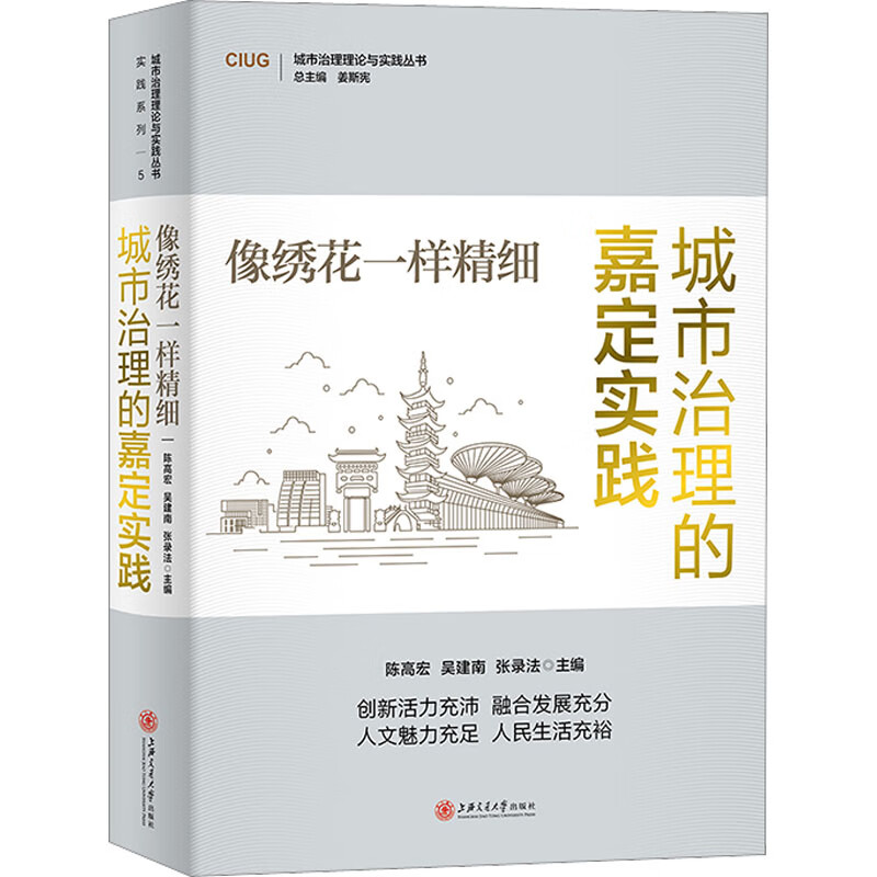 像绣花一样精细 城市治理的嘉定实践 图书
