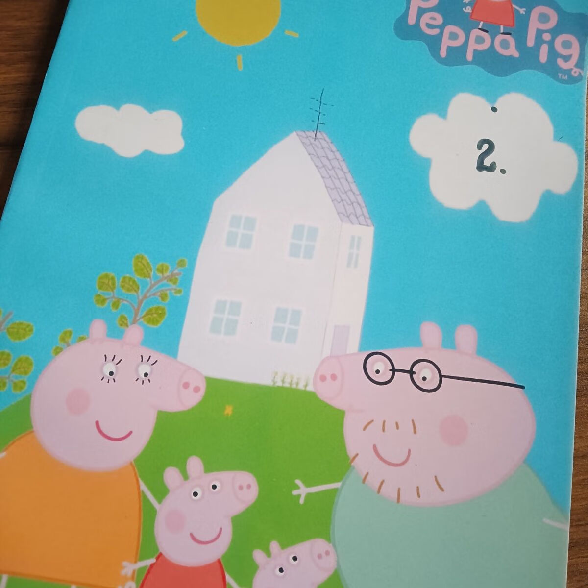 小猪佩奇剧本台词本大字体英文彩色绘本台词本peppa pig 第三季