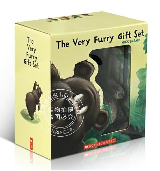 现货 毛绒熊礼品套装（带CD） 英文原版 THE VERY FURRY GIFT SET