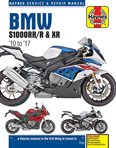 BMW S1000RR/R & XR (10 to 17) Haynes Repair Manual
