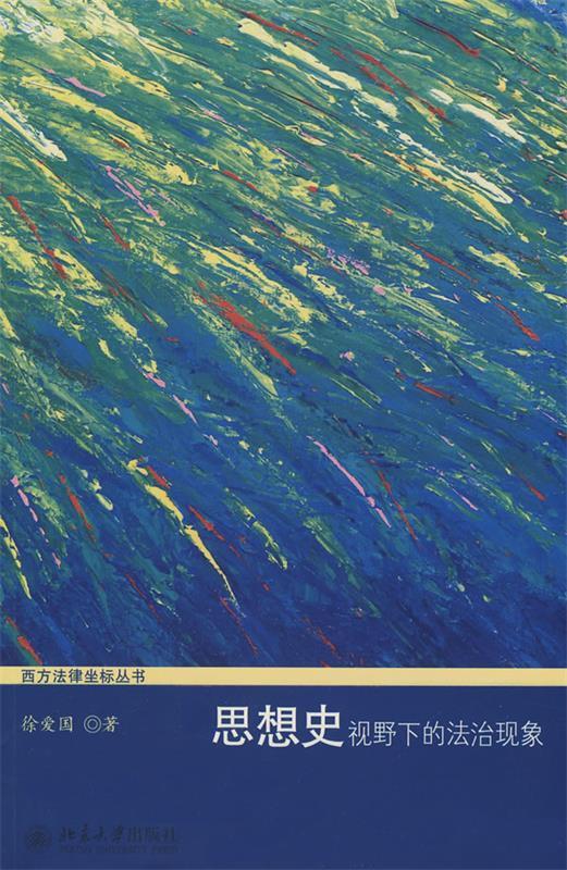 思想史视野下的法治现象9787301148433北京大学出版社
