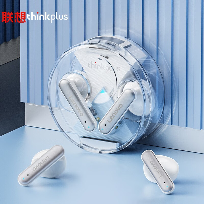 联想（Lenovo） thinkplus LP10白 真无线蓝牙耳机半入耳式音乐游戏耳机通话降噪 通用华为苹果小米手机-京东商城【降价监控 ...