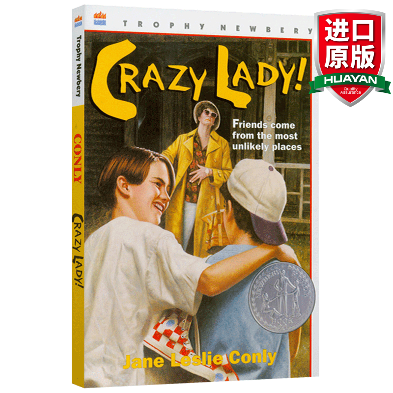 英文原版 谁知我心 Crazy Lady 纽伯瑞儿童文学银奖 全英文版