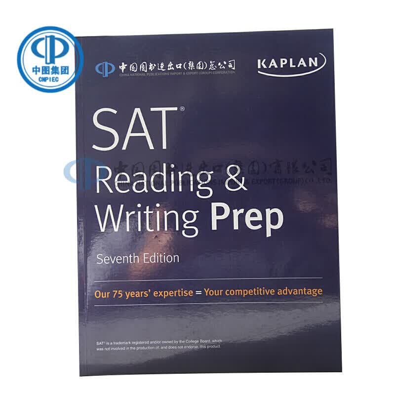 预售 KAPLAN SAT Reading & Writing Prep 开普兰 SAT阅读和写作学前准备 教辅