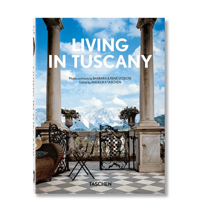 【少量库存】TASCHEN塔森[40周年纪念版]Living in Tuscany，生活在托斯卡纳意大利乡村住宅集锦进口原版图书