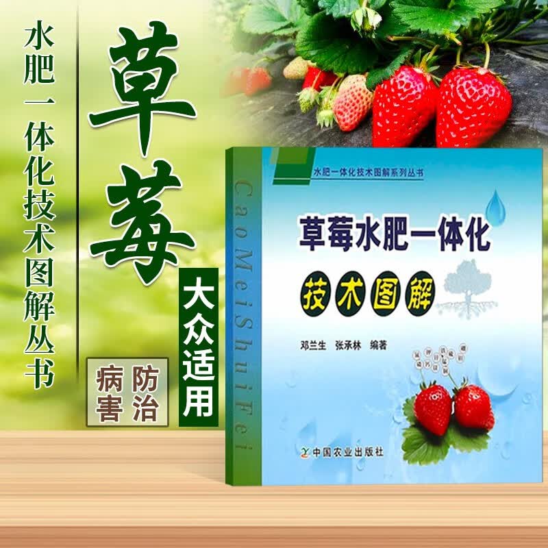 草莓水肥一体化技术图解 草莓种植技术书籍 草莓高效栽培种植技术大全教程书籍 病虫害预防诊断书 草莓科学施肥技术书籍