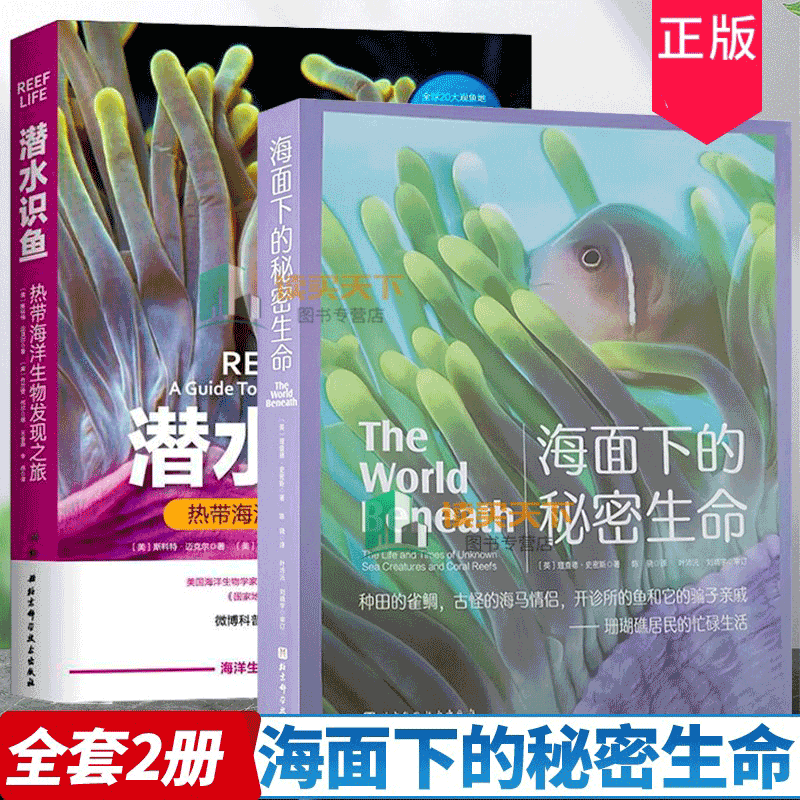 潜水识鱼+海面下的秘密生命 全套2册预售