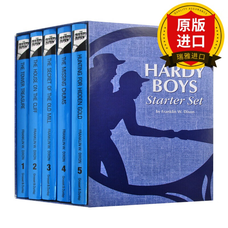 英文原版 哈迪男孩1-5套装 The Hardy Boys Starter Set 英文版 Franklin W. Dixon 进口英语原版书籍