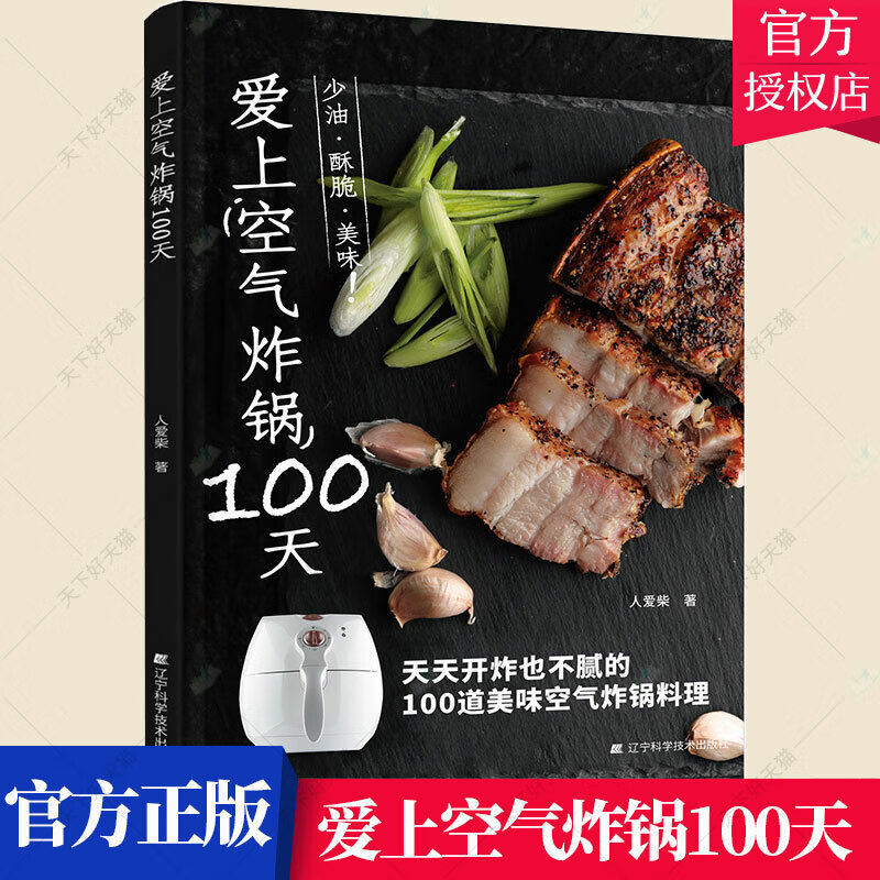 爱上空气炸锅100天健康薯条炸鸡块鸡翅薯条健康零食自制书空气炸锅家常菜食谱创意美食料理书空气炸锅使用