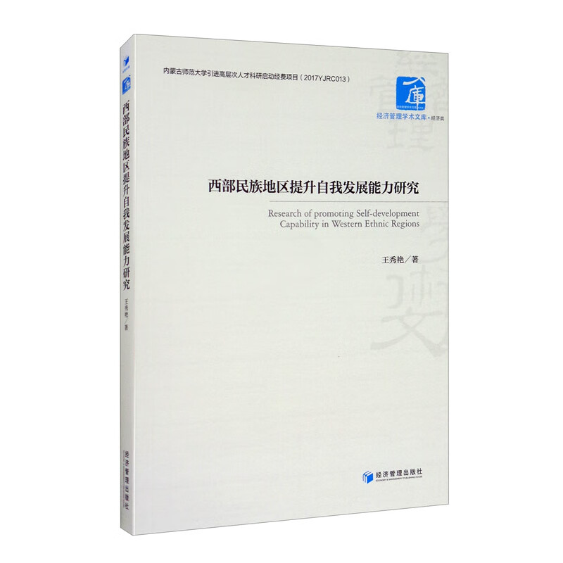 西部民族地区提升自我发展能力研究
