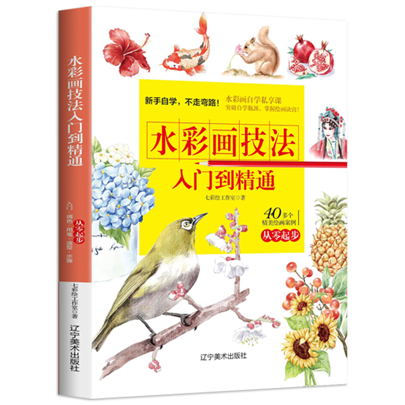 从零起步一水彩画技法入门到精通水彩书籍手绘素描绘画入门自学零基础