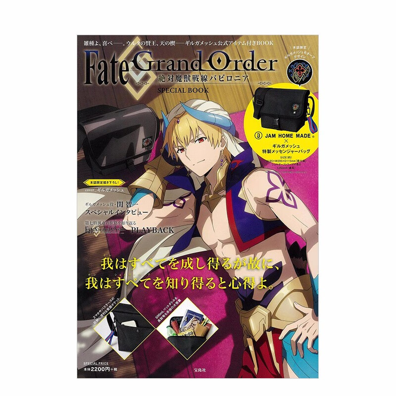Fate/Grand Order-绝对魔兽战线巴比伦尼亚-情报特刊 附邮差包 进口原版 日语京东善本图书