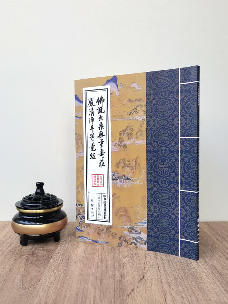 大乘无量寿庄严清净平等觉正体读诵本夏莲居无量寿经竖排