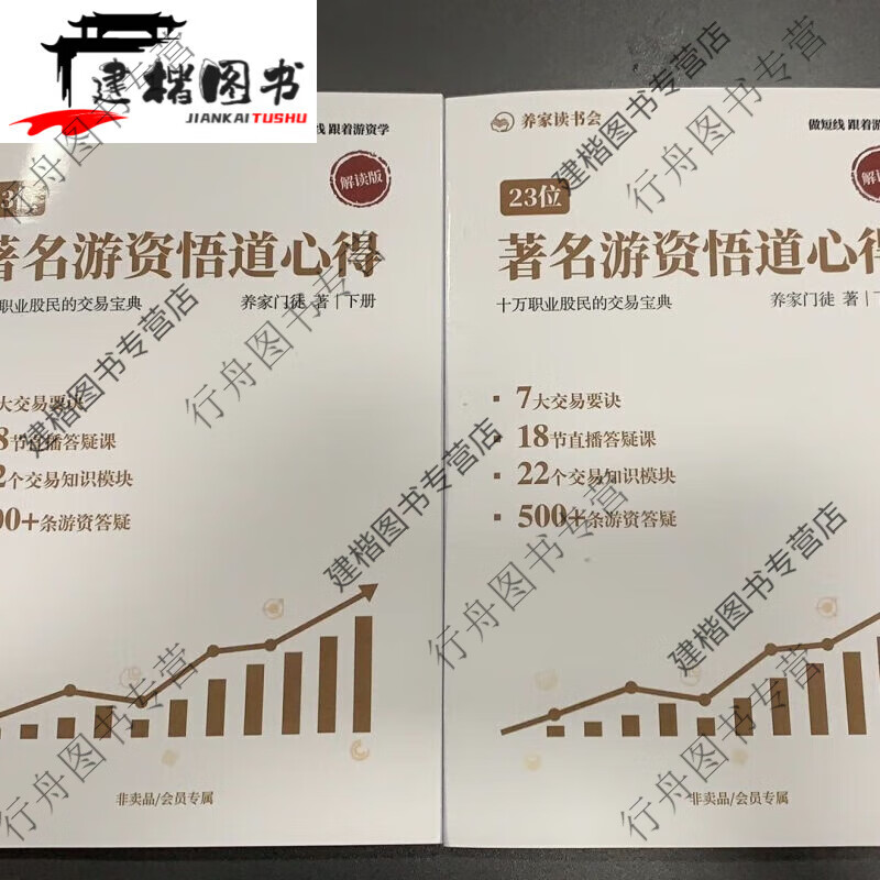现货【包I邮现货速发】游资悟道心得游资实战交割单彩色版版游资心得 23位游资悟道