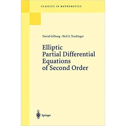 EllipticPartialDifferentialEquationsofSecondOrder纸质