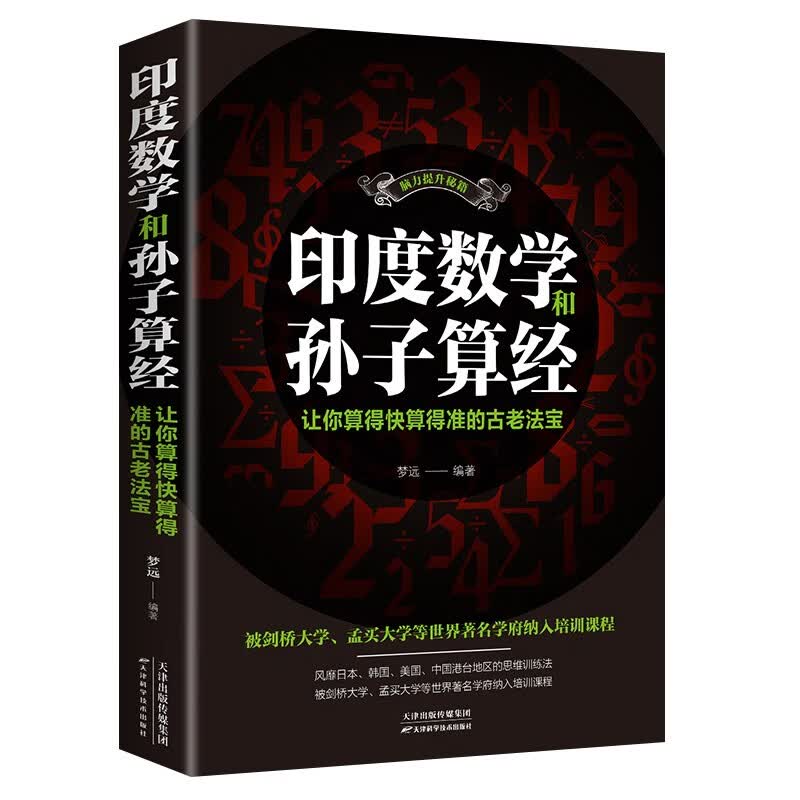印度数学和孙子算经让你算得快算得准古老法宝 数学启蒙游戏中小学生思维训练越玩越聪明的印度数学